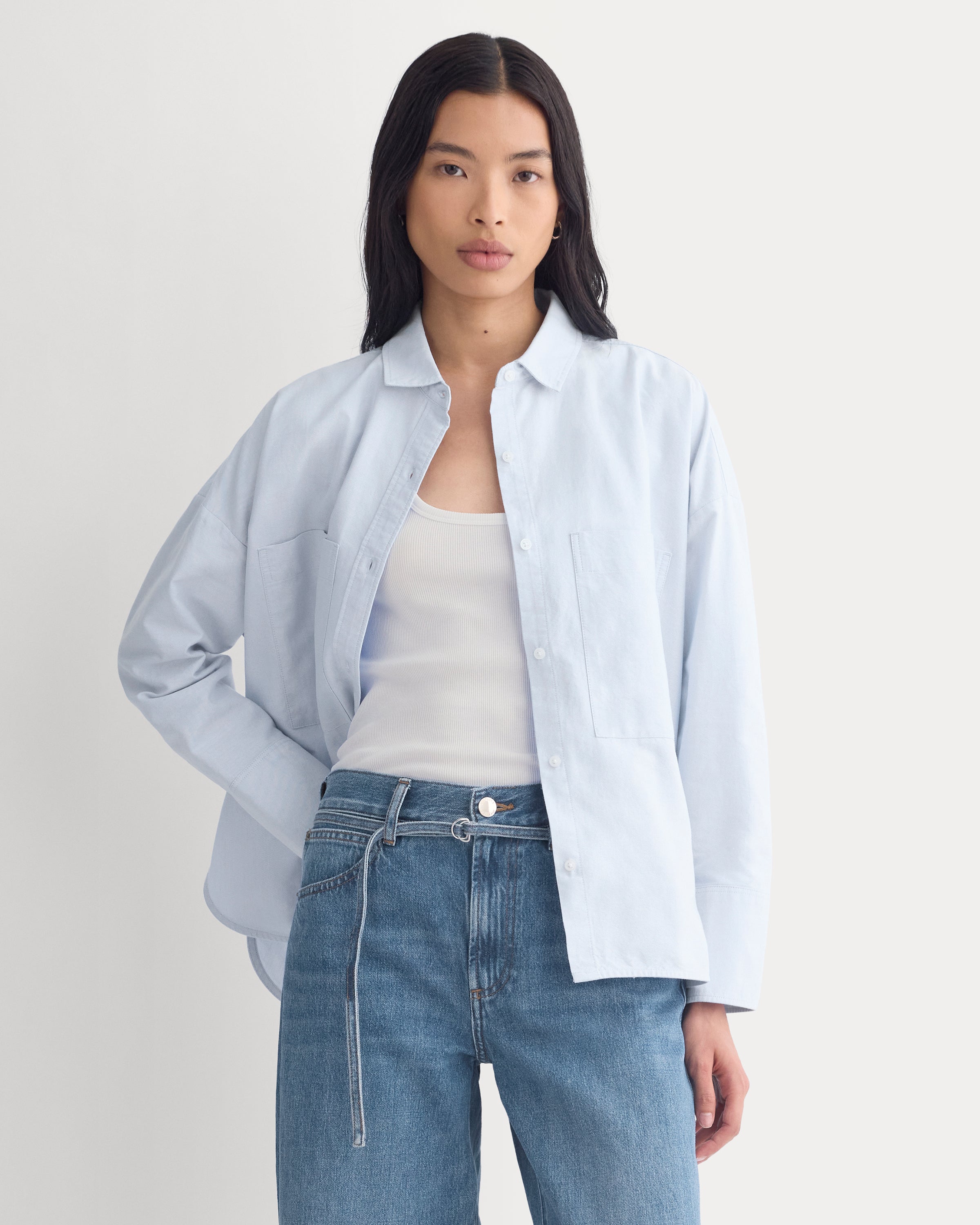 EVERLANE EVERLANE Boxy Oxford Shirt